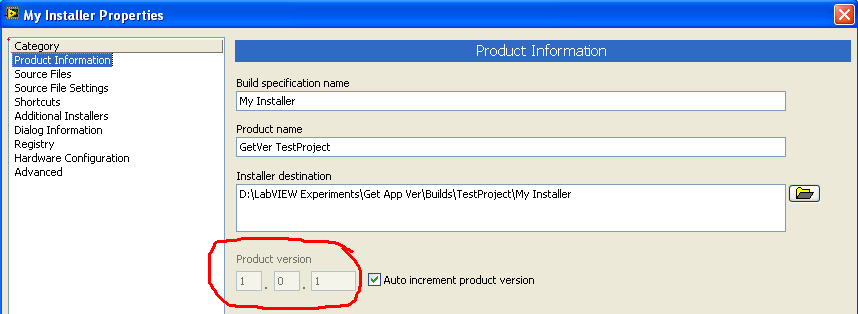 How to get Product Version programmatically? - NI Community How to get Product Version programmatically? - NI Community